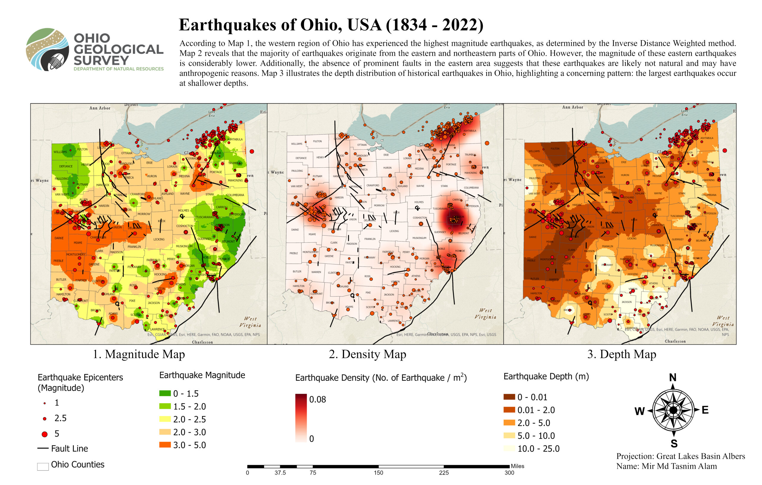 Ohio Earthquakes - Mir Md Tasnim Alam